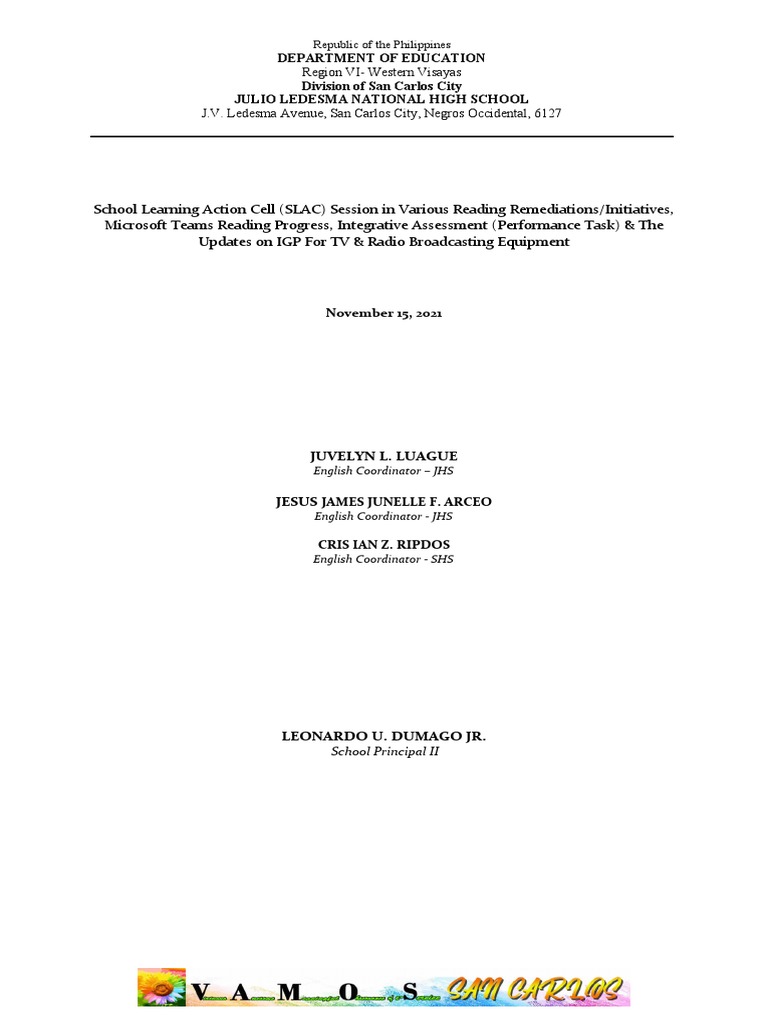 Slac Reading Remediation Rationale | PDF | Cognition