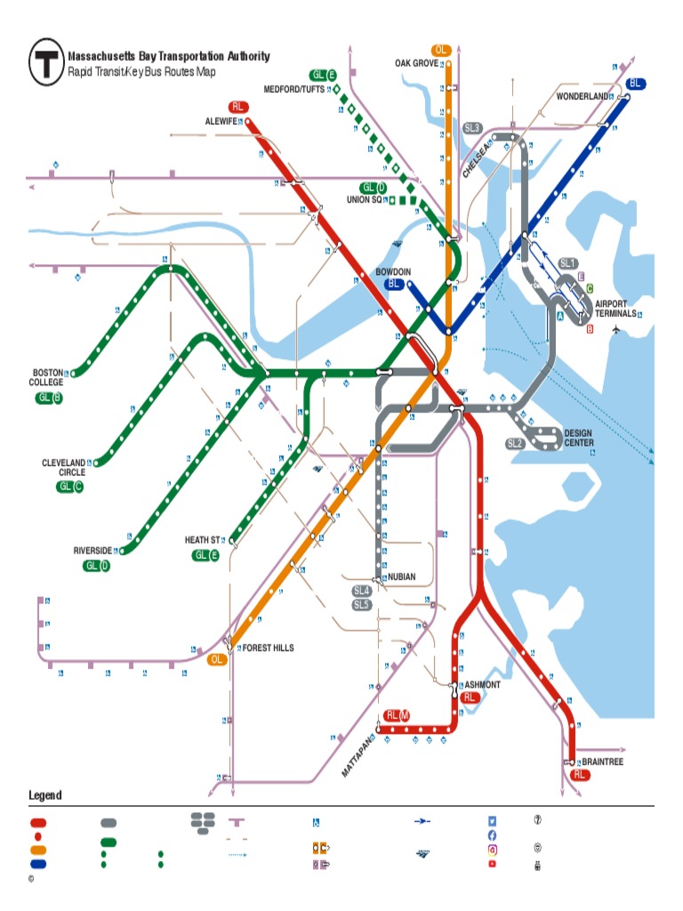 Rapid Transit/Key Bus Routes Map: OL GLE | PDF | Transport | Electric ...