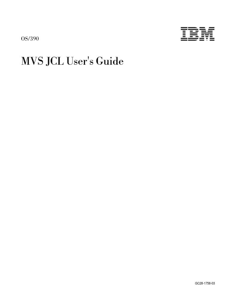 MVS JCL User's Guide | PDF