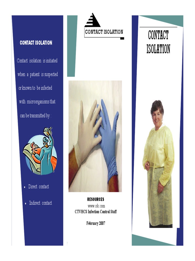 Contact Isolation | PDF | Transmission (Medicine) | Infection