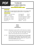 Skenario Sidang Praktik Peradilan Perdata | PDF