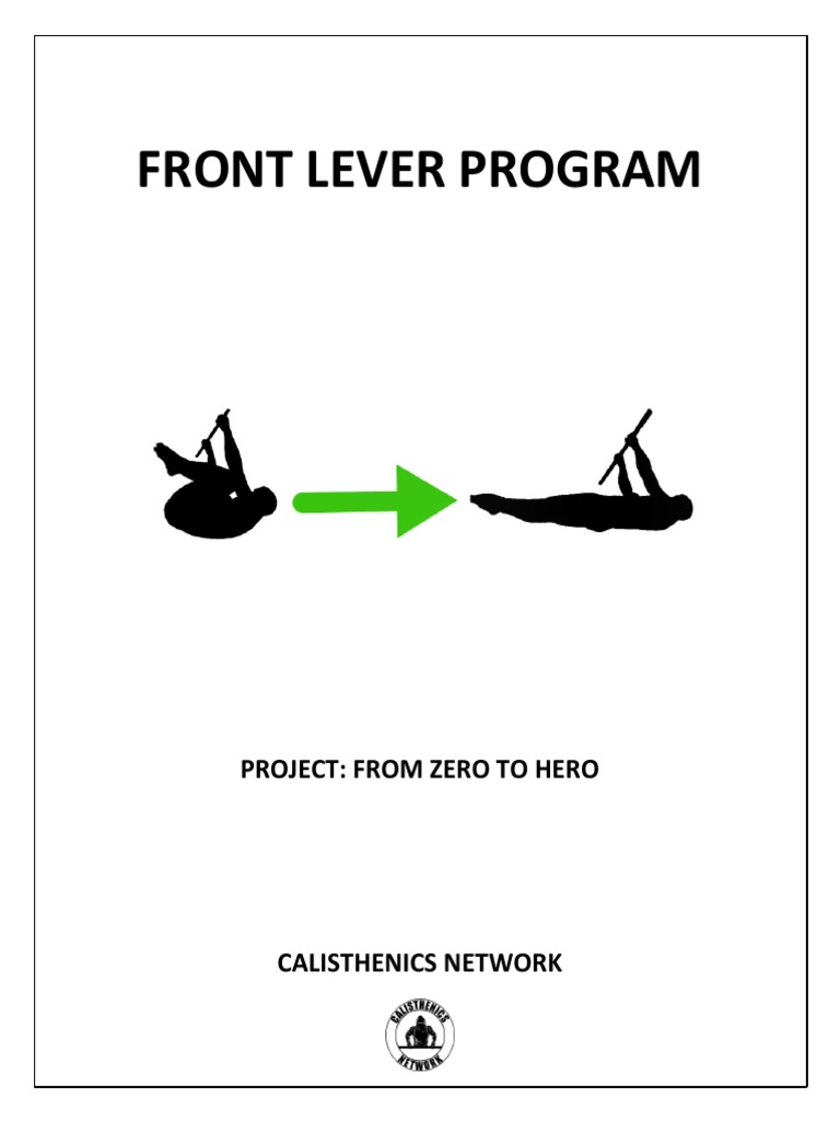 Front Lever Program - From Zero To Hero) | PDF