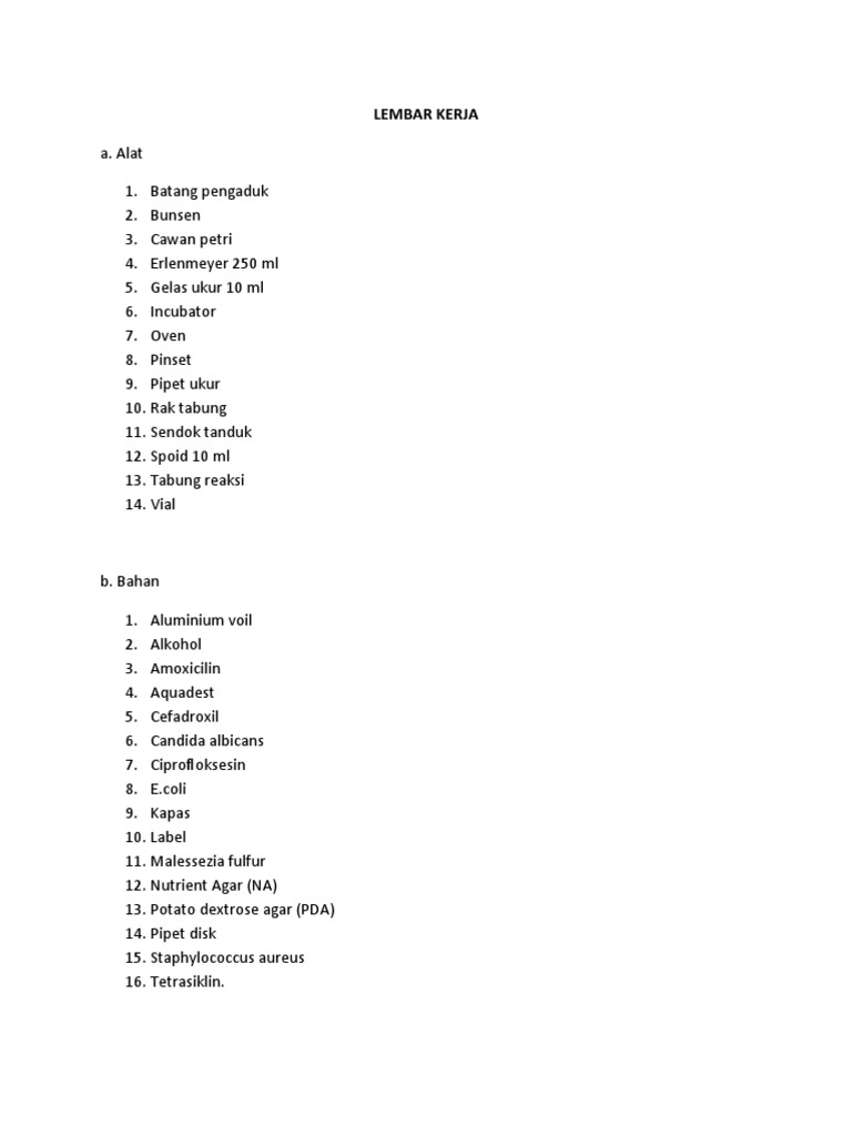 Uji Sensitivitas Antibiotik | PDF