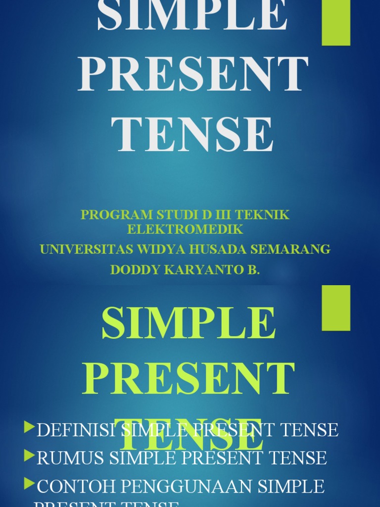 Simple Present Tense | PDF