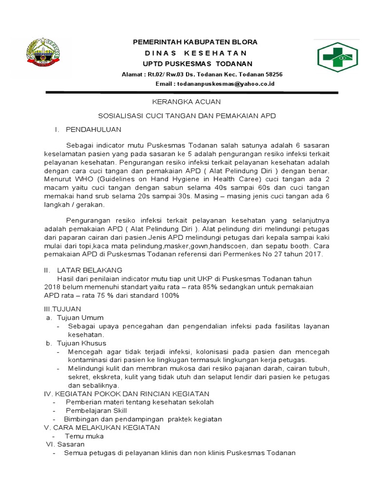 KAK Cuci Tangan Dan APD | PDF