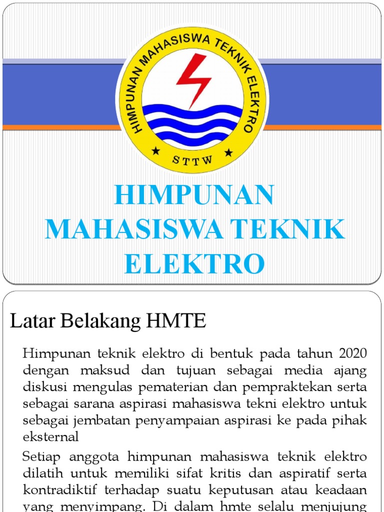 Himpunan Mahasiswa Teknik Elektro | PDF