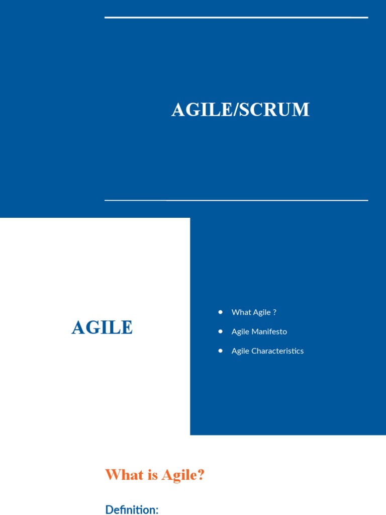 An Introduction to Agile Methodologies: Key Principles of Scrum and Agile | PDF | Scrum ...