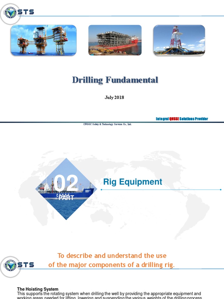 Drilling Fundamental: July 2018 | PDF | Drilling Rig | Mechanical ...