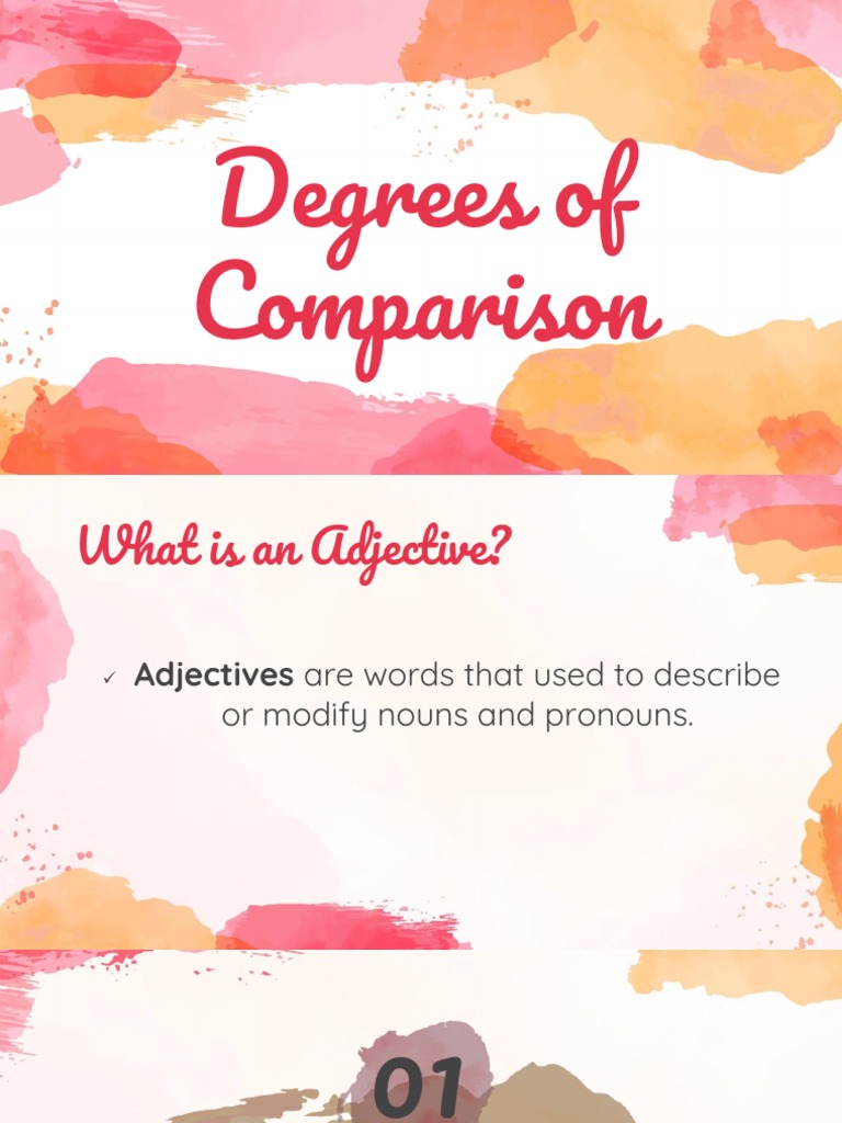 Degrees of Comparison | PDF | Adjective | Linguistics