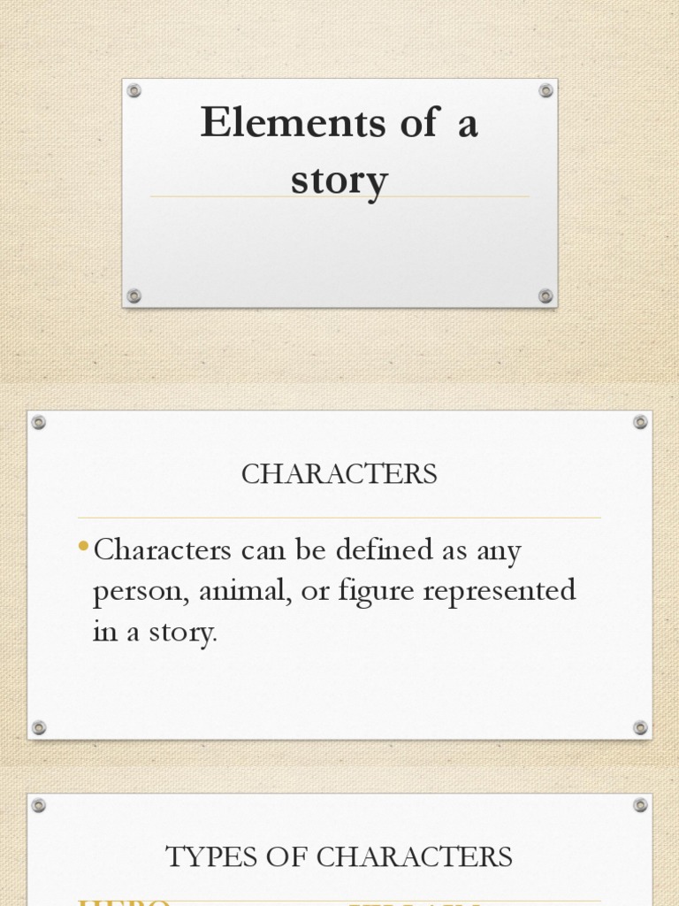 Elements of A Story | PDF | Plot (Narrative) | Narration