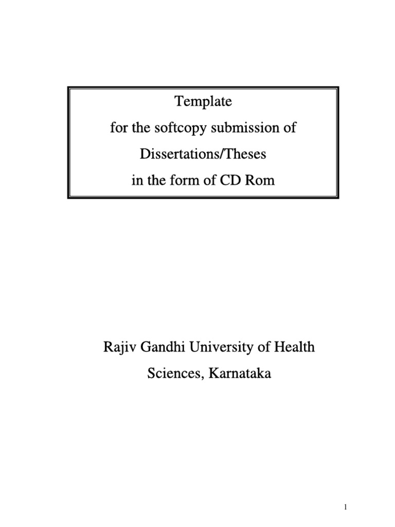 RGU Format | PDF | Thesis | File Format
