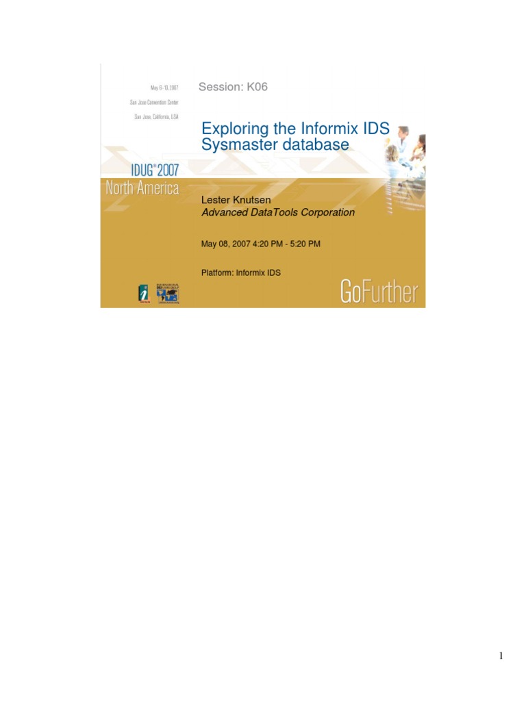 Sysmaster | PDF | Databases | Database Index