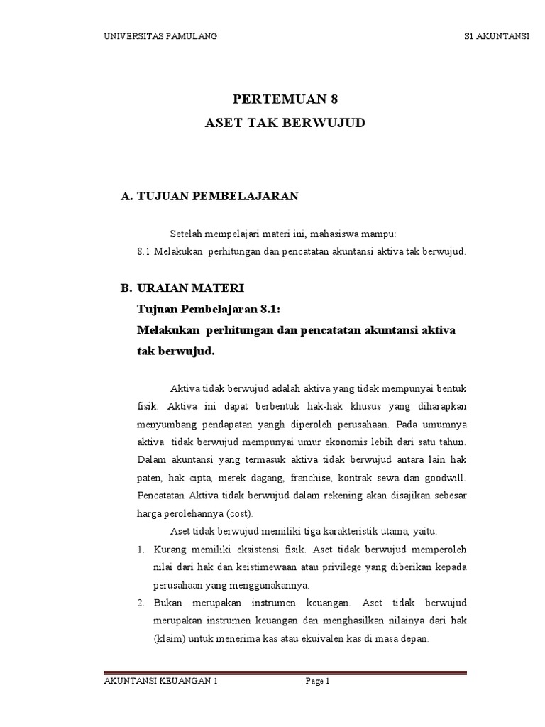 Pertemuan 8 | PDF | Pengelolaan Keuangan & Uang | Hukum