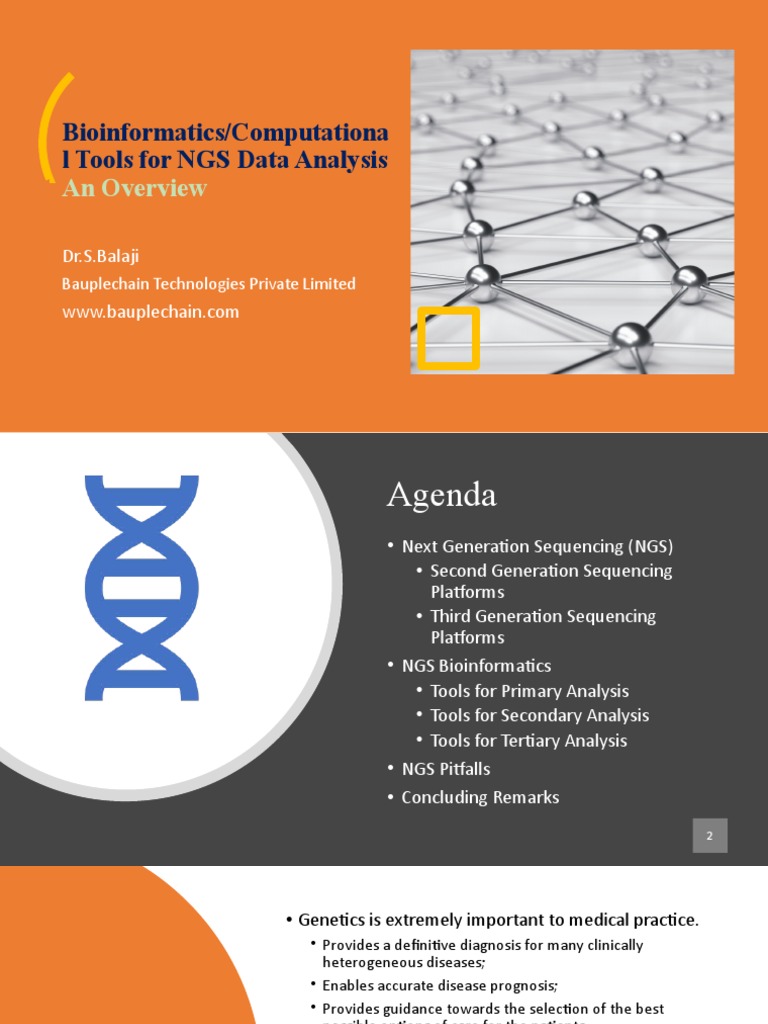 Bioinformatics/Computationa L Tools For NGS Data Analysis: An Overview ...