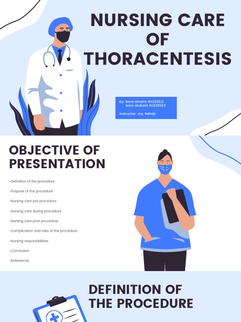 Nursing Care for Thoracentesis | PDF | Clinical Medicine | Medical ...
