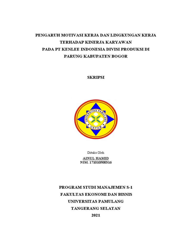 Skripsi Manajemen | PDF