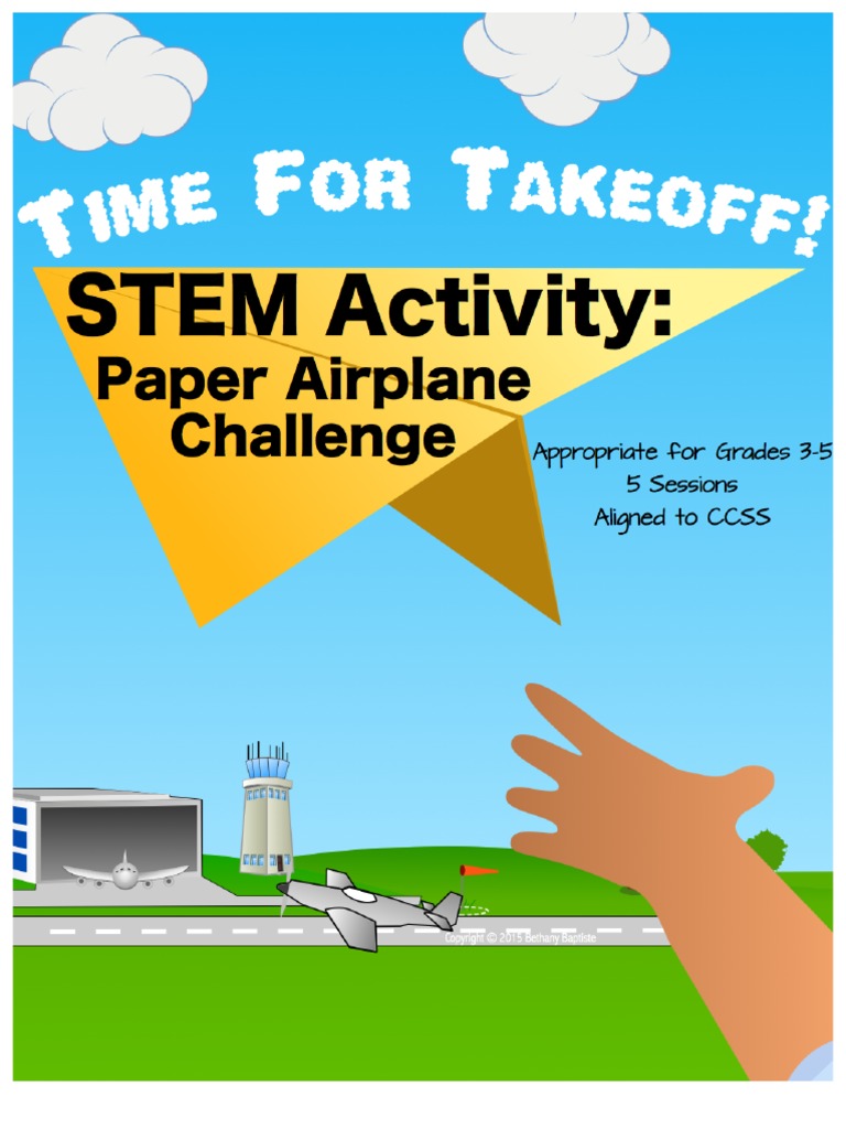 Stem Paper Airplane Challenge Time Fortakeoff | PDF | Flight | Airplane