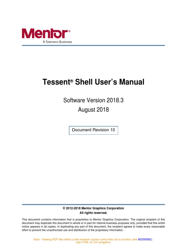 Tessent Manual | PDF | World Wide Web | Internet & Web