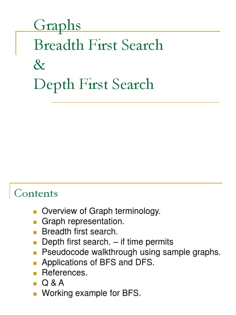 Graphs Bfs Dfs Pdf Vertex Graph Theory Algorithms And Data Structures