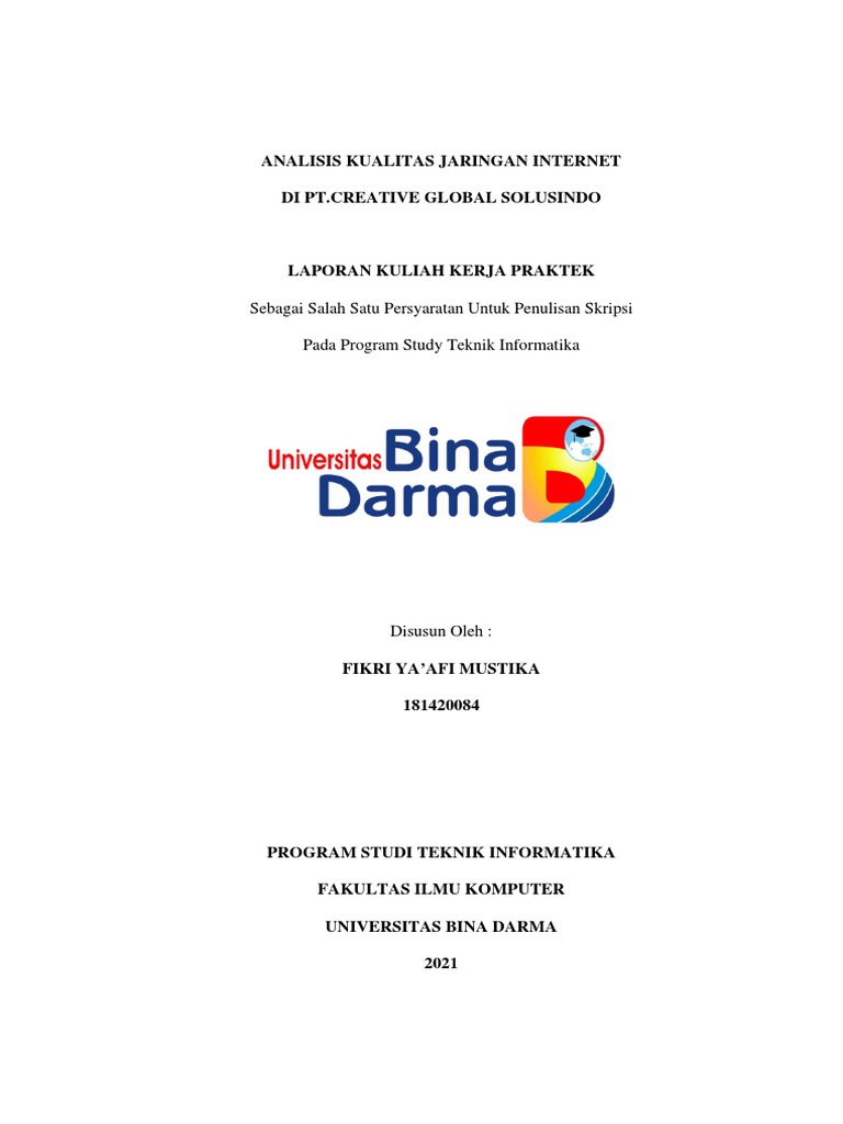 Laporan KKP | PDF | Komputer