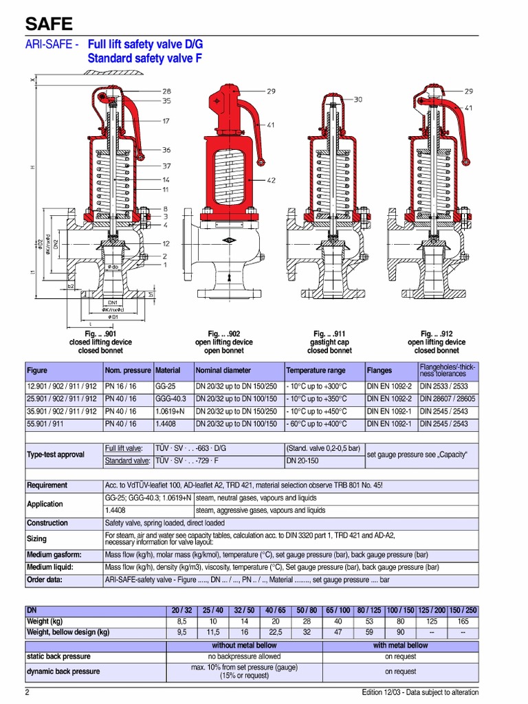 ARI Safety Valve | PDF