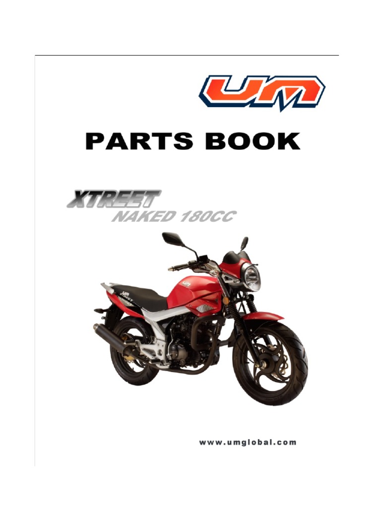 Xtreet Naked 180CC Picture Book 2011 Euro Ii | PDF | Machines ...
