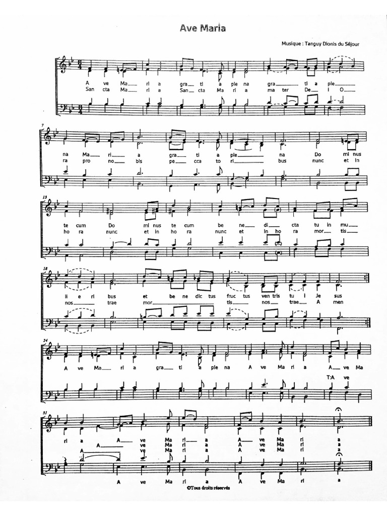 Ave Maria Dac | PDF