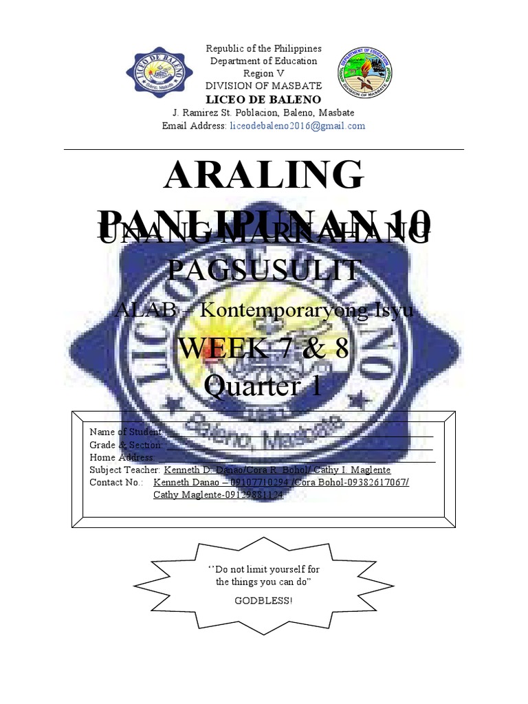 AP 10 - Week 7 & 8 Exam | PDF