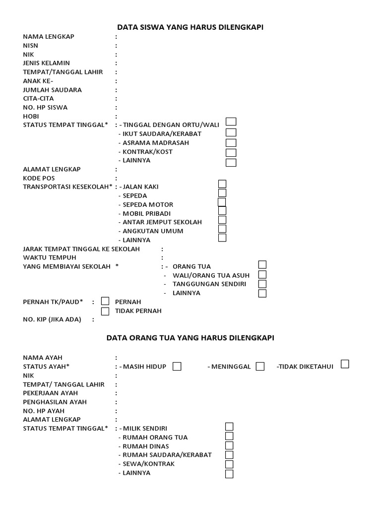 Kelengkapan Data Emis | PDF