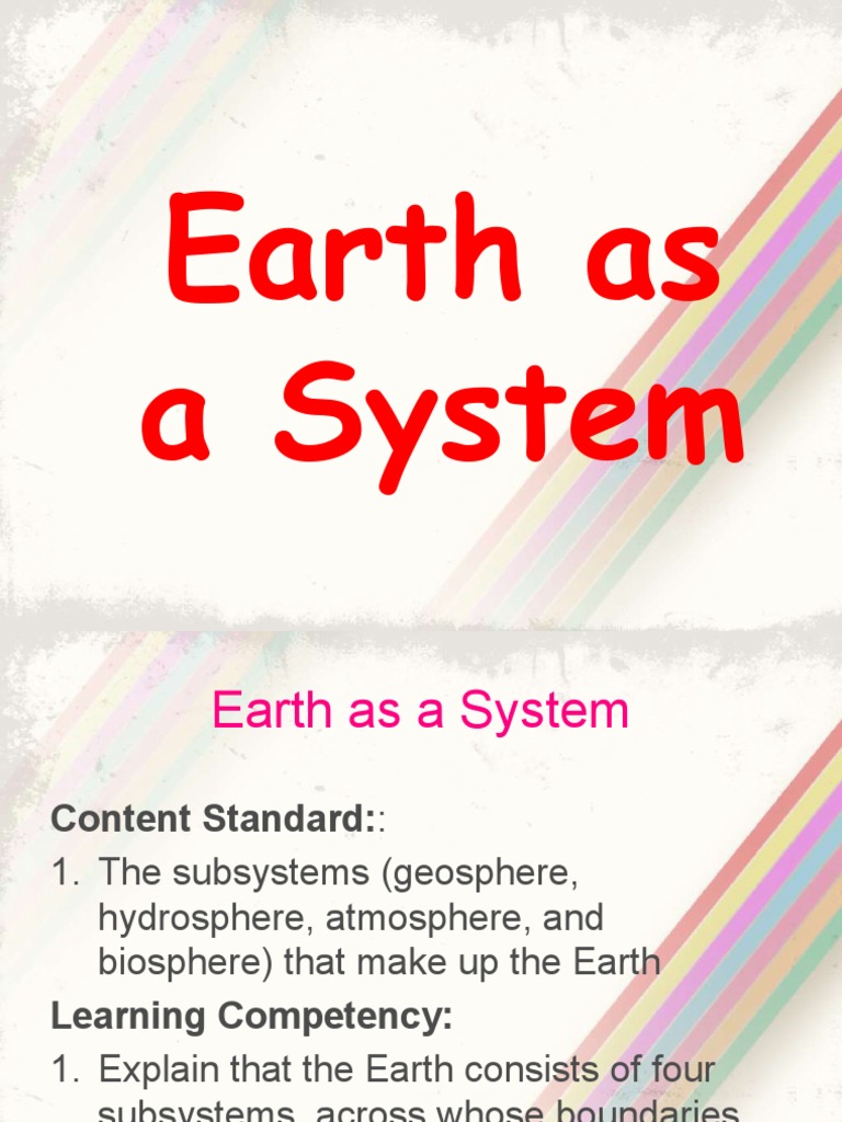 Earth Science Q1 Presentation 2 | PDF | Earth | Atmosphere