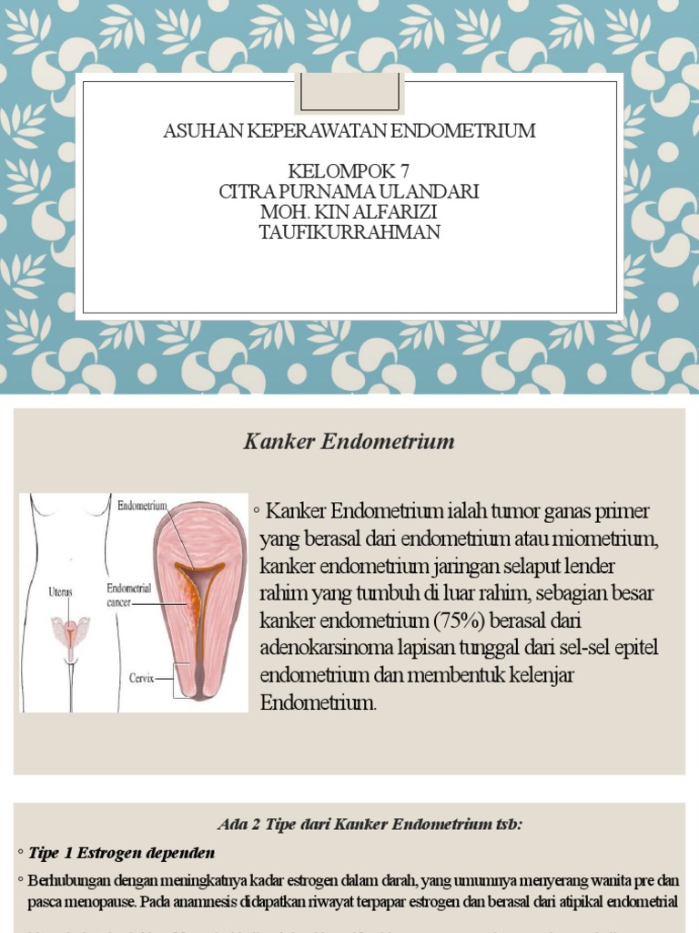 Asuhan Keperawatan Kanker Endometrium | PDF | Pengembangan Diri | Sains ...