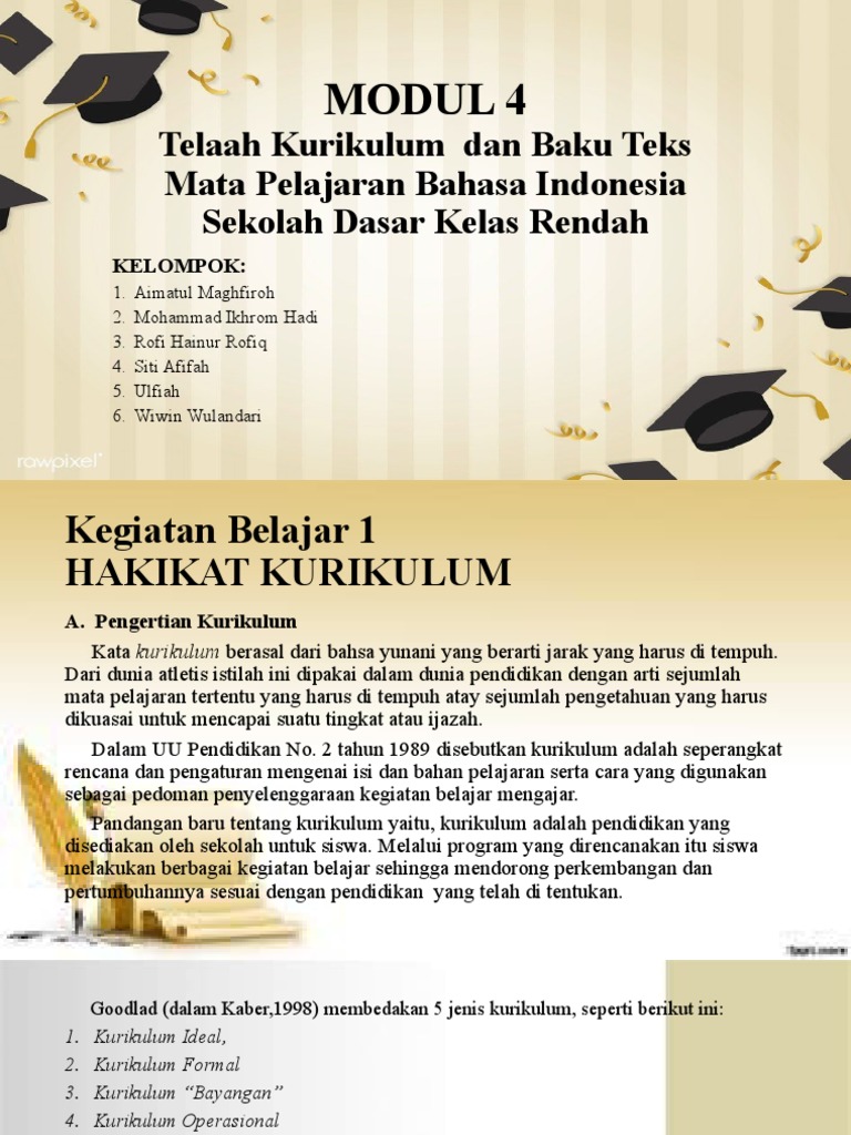 Modul 4-Kelompok 4 - Pbi Di SD | PDF