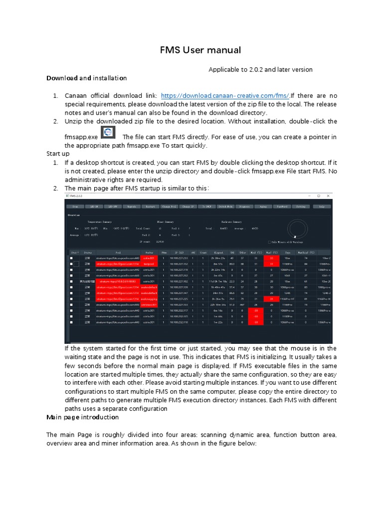 FMS UserManual | PDF | Ip Address | Double Click