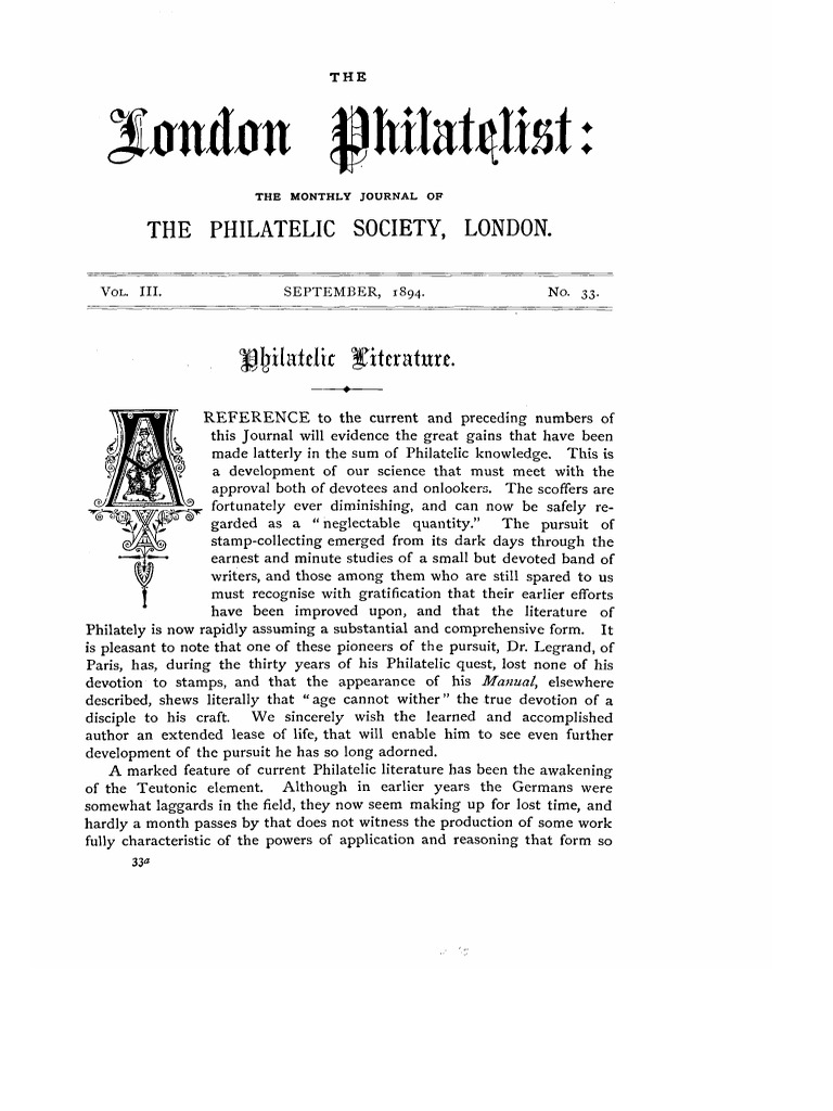 London Philatelist:: The Philatelic Society, London | PDF | Philately ...