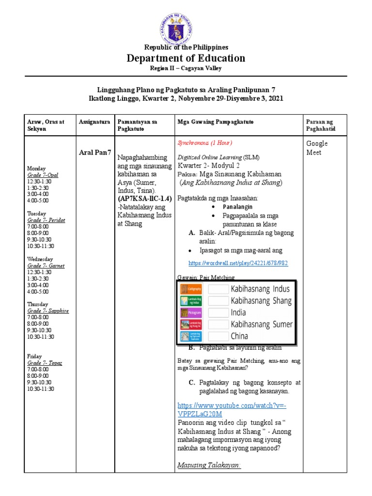 Q2 W3 Ap7 WHLP | PDF