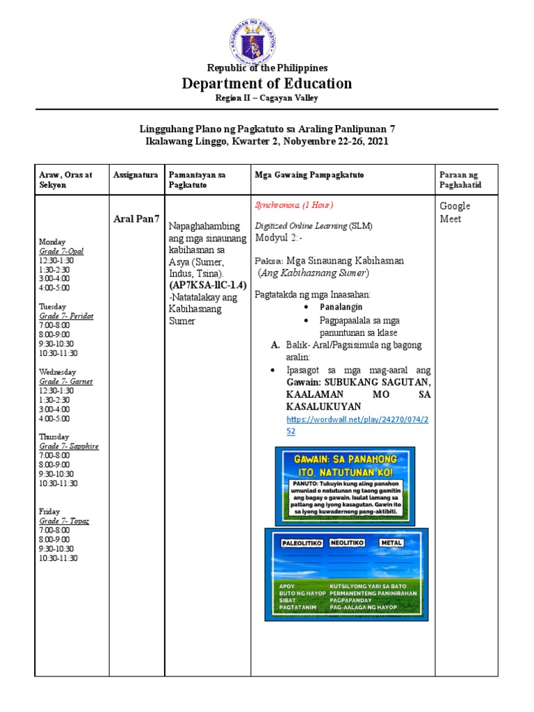 Q2 W2 Ap7 WHLP | PDF