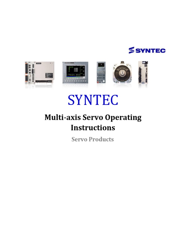 Multi-Axis Servo Operating Instructions | PDF | Electric Motor | Usb