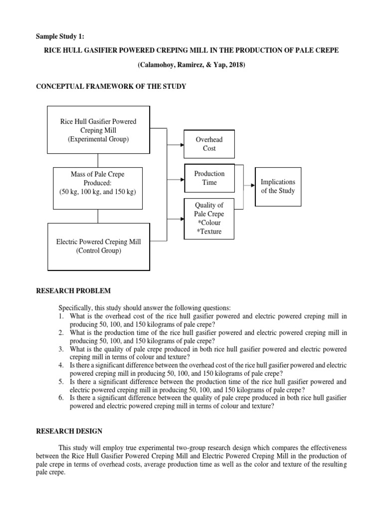 Sample Research Questions and Research Design | Download Free PDF ...