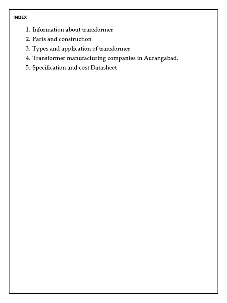 Transformers Survey | PDF | Transformer | Electromagnetic Induction