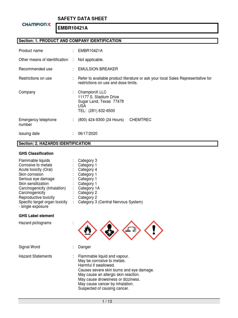 Aes Secondary Emulsifier: Safety Data Sheet PDF Toxicity, 56% OFF