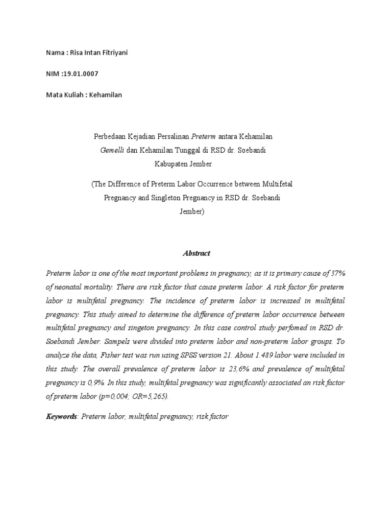 Jurnal Gemelli | PDF