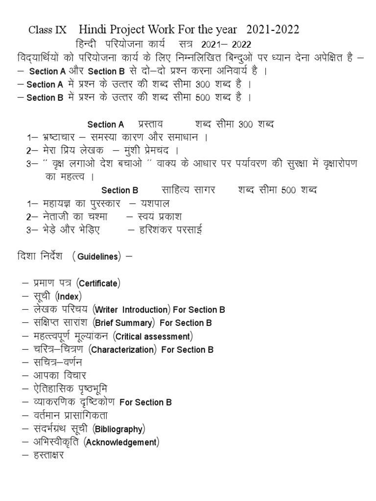 Class IX Hindi Project | PDF | Computers | Technology & Engineering