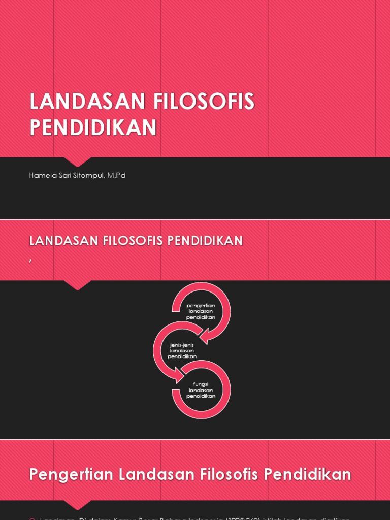 Landasan Filosofis Pendidikan dan Fungsinya | PDF | Sains & Matematika