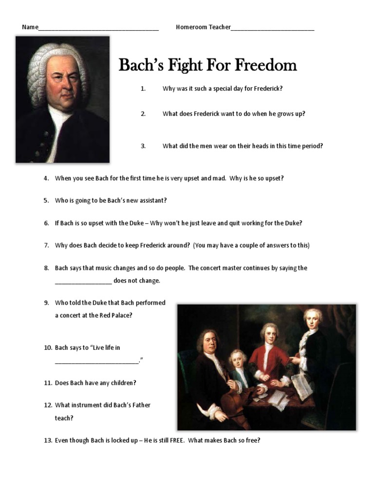 Bach's Fight For Freedom | PDF