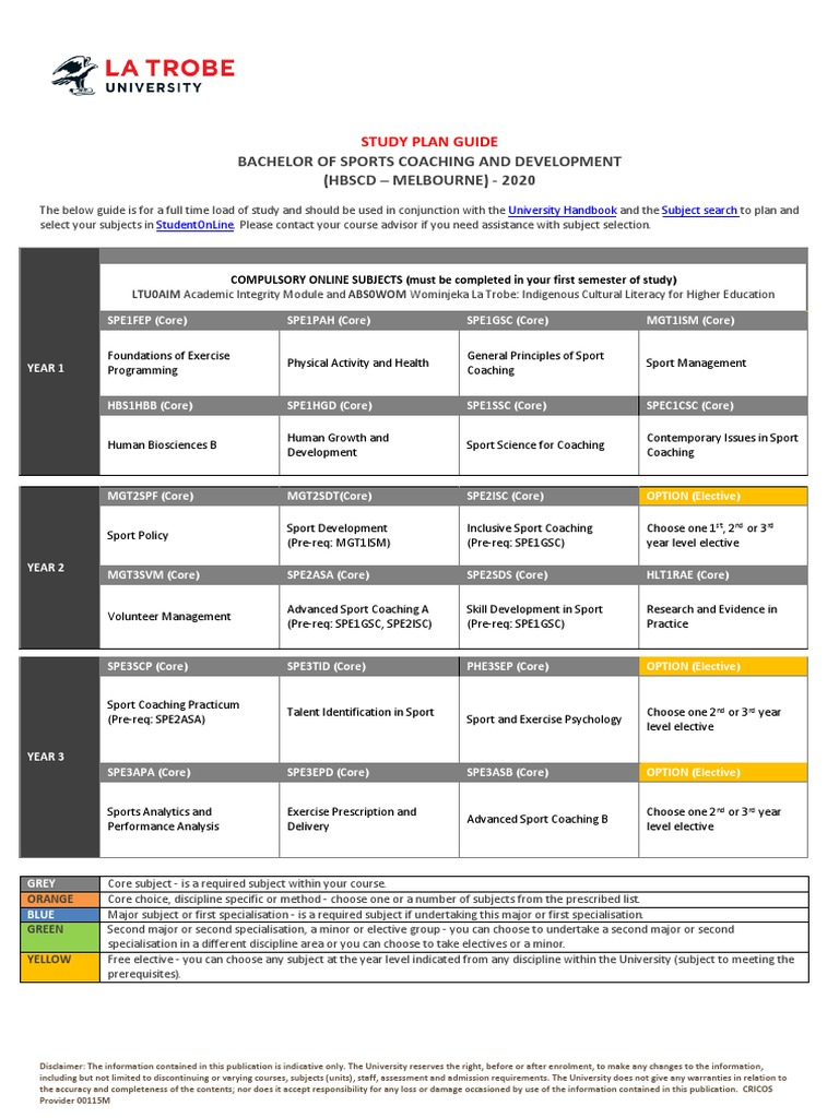 Sports Coaching and Development Study Plan | PDF | Sports