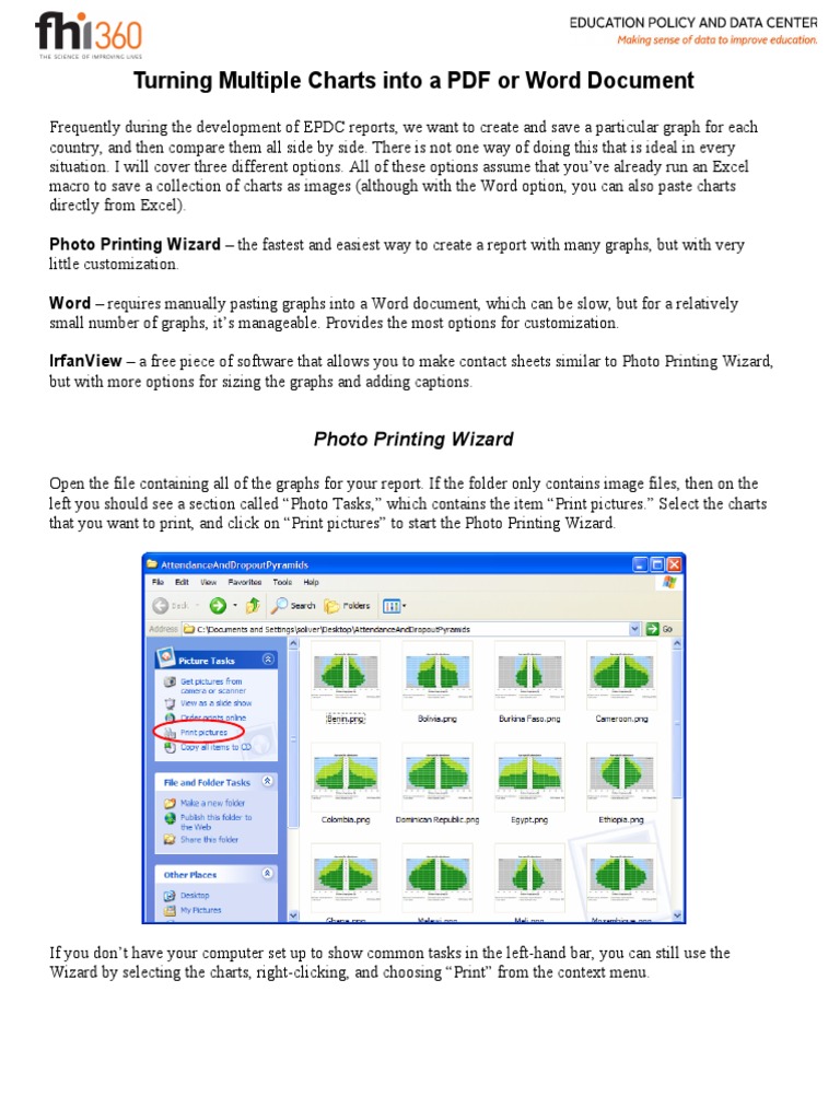 Turning Multiple Charts Into PDF or Word Document | PDF | Computer File ...