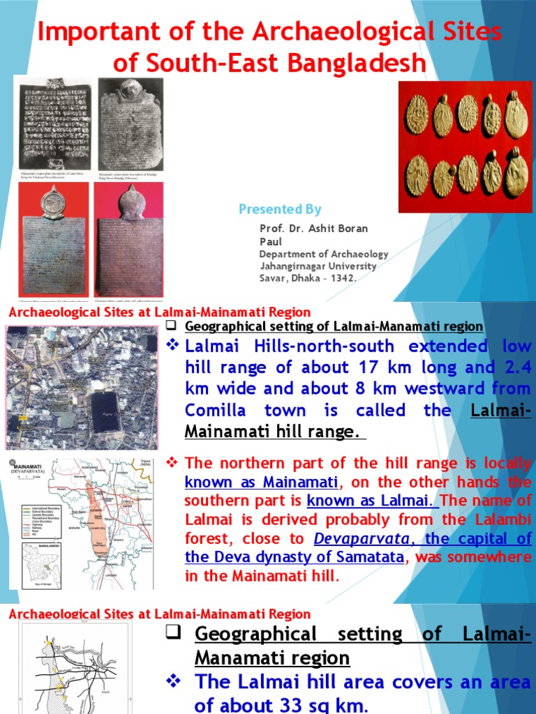 Importance of Archaeological Site at Lalmai-Mainamati Area | PDF ...