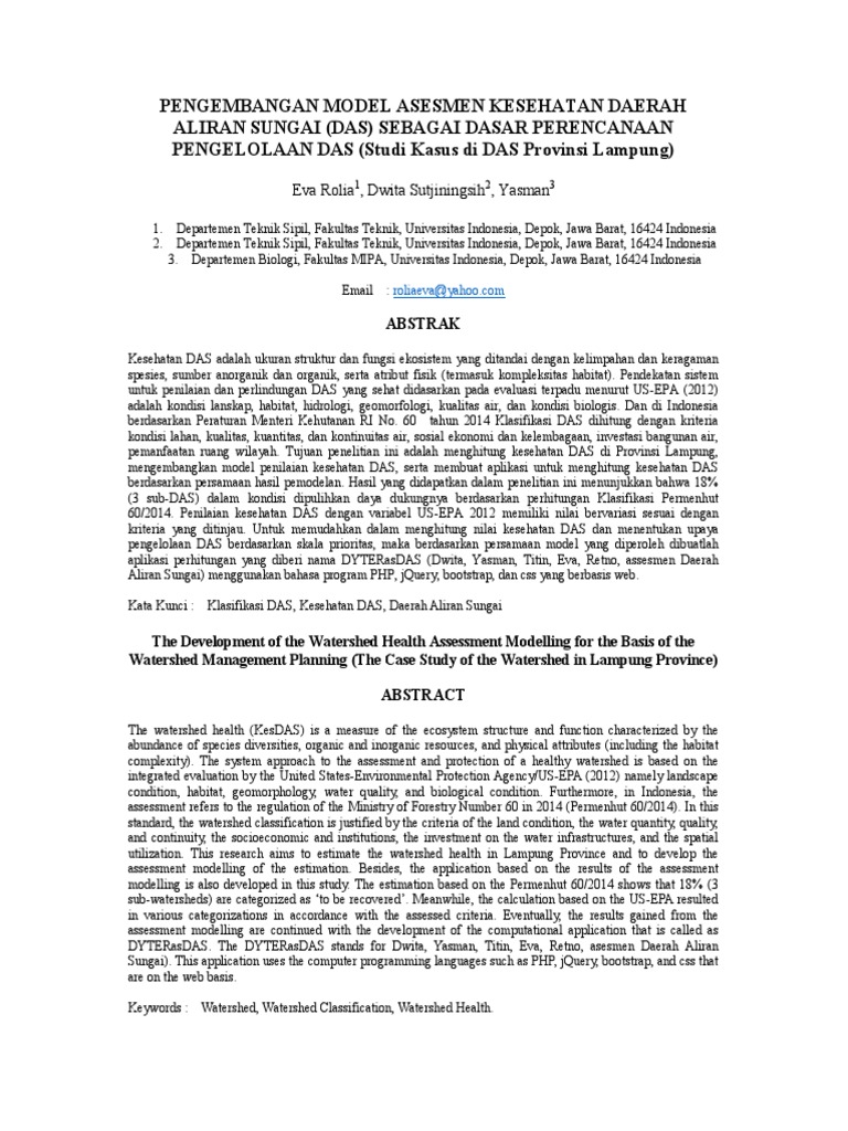 Eva Rolia Disertasi FT Naskah Ringkas 2021 PDF | PDF