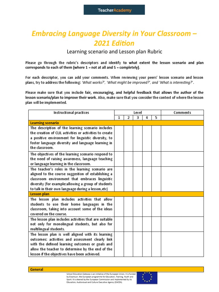 Embracing Language Diversity in Your Classroom - 2021 Edition | PDF ...