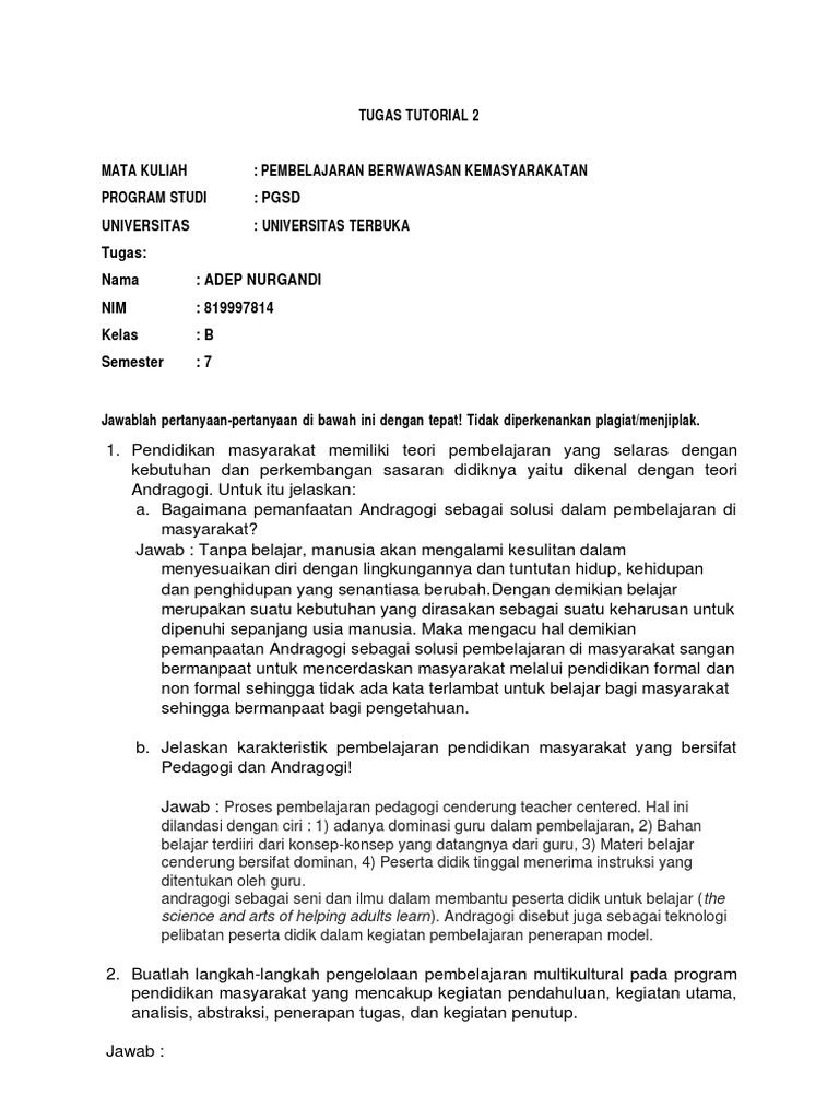 PBK TT2 B Adep Nurgandi | PDF